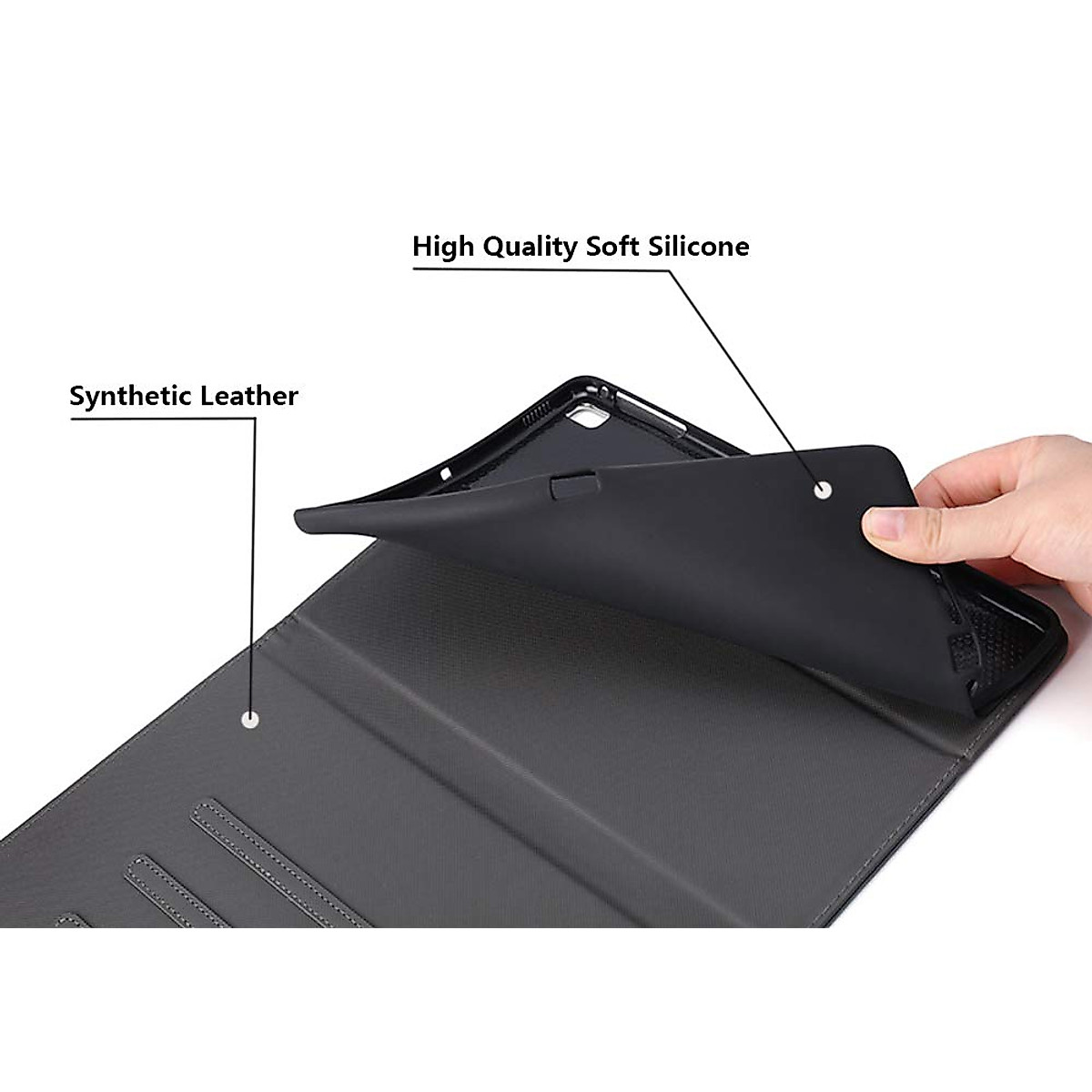 iPad Mini 5 Case, Mini 4 Case, iPad Mini 1/2/3 Case, Protective Leather Case, Adjustable Stand Auto Wake/Sleep Smart Case for iPad Mini 5th/4th Gen 7.9 inch - Vintage USA American Flag