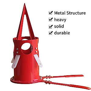 Big Bag Dispenser for Warehouse Farm Home (Red)
