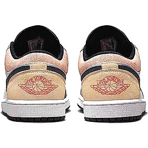 Nike Air Jordan 1 Low SE Flight Club Men's Shoes Black/Magic Ember/White/Sundial DX4334 008 - Size 8