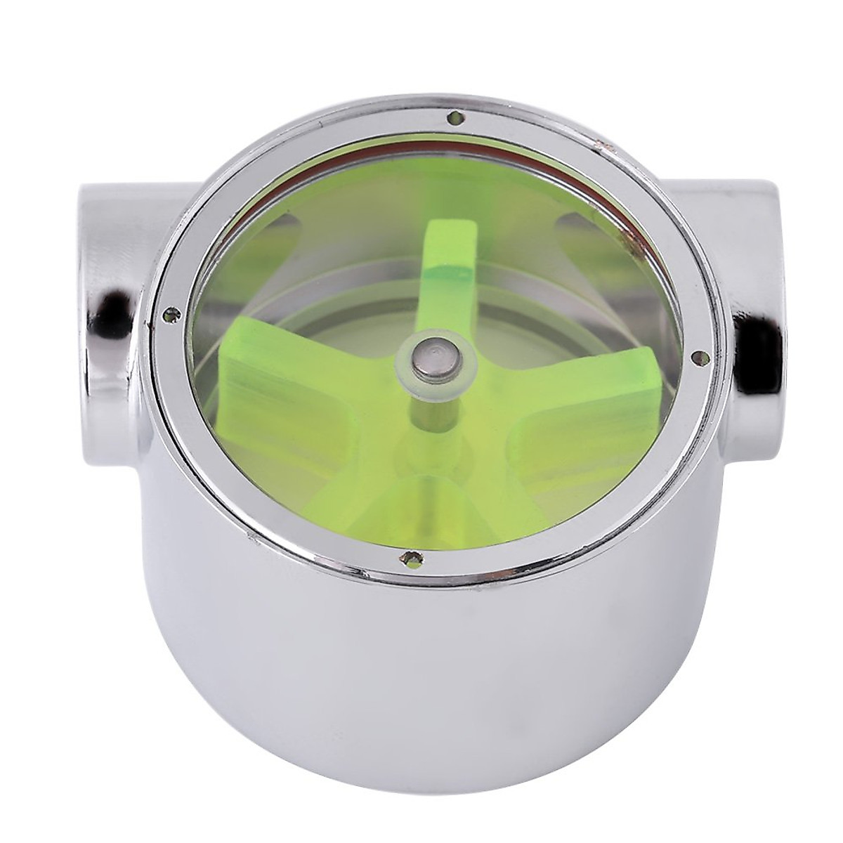 Water Indicator,Tungsten Alloy G1/4" Standard Female to Female Thread Computer Water Cooling Indicator