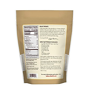 Bob's Red Mill Organic Spelt Flour, 20-ounce (Pack of 4)