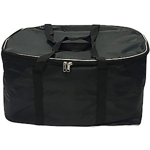 Satnam Nylon Tabla Drum Gig Bag Case for Tabla Drum Set - Black