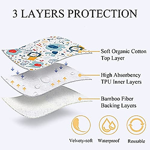 Tebery 2 Pack Baby Waterproof Bed Pad Washable Mattress Pad Mat, 31"x40" Large Underpads Bed Wetting Incontinence Cover for Kids/Adult/Pets