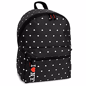 J World New York I Love New York Heart Backpack, Black, One Size