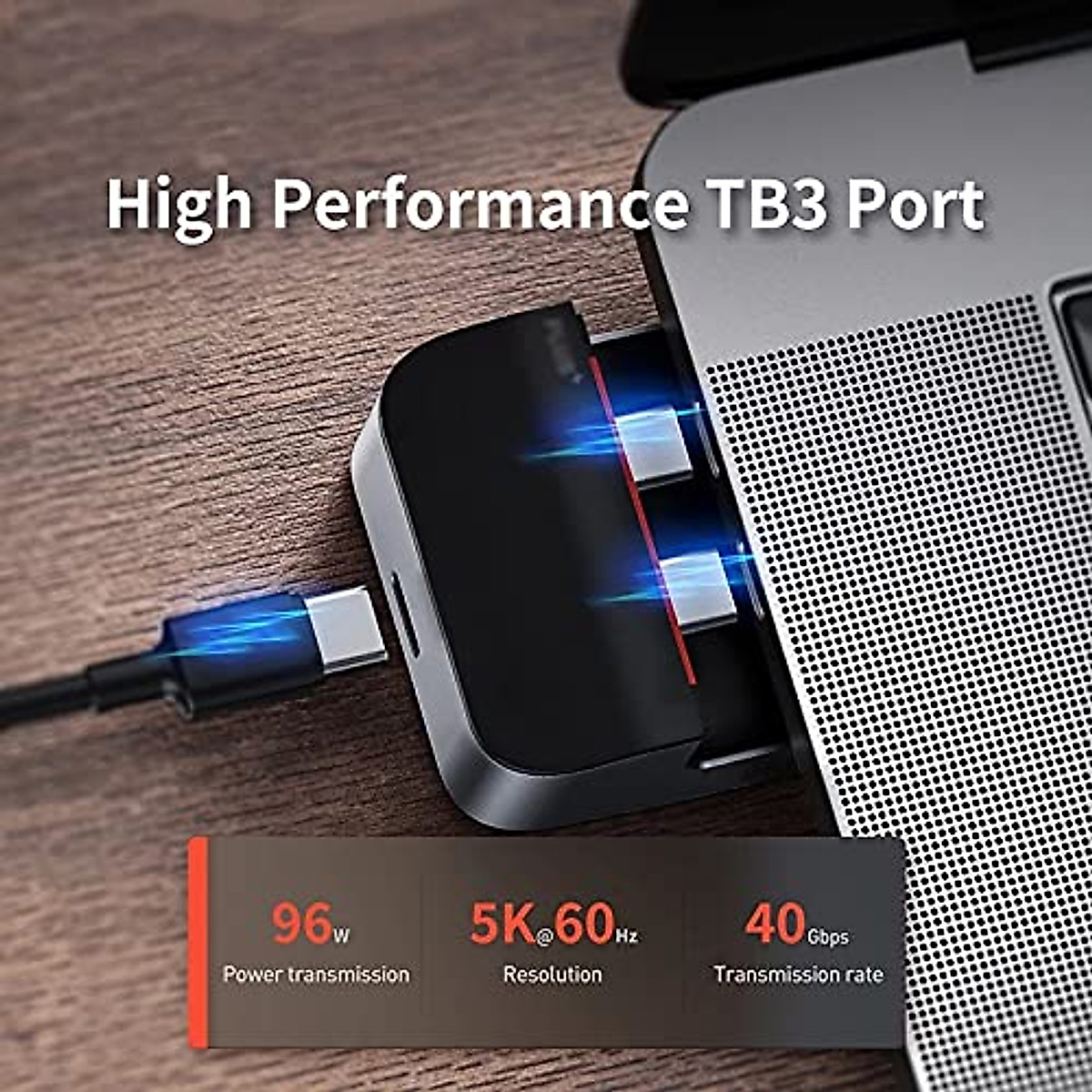 WJCCY 9 in 1 USB C HUB Type C HUB to 4KHD RJ45 Jack 3.5 Multi USB 3.0 PD Adapter for MacBook Pro USB-C Splitter Type-c USBC HUB