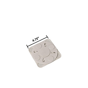 360° Rotating Base Turntable Great for Computer Monitor Lazy Susan Cake Decorating Crafts (5 inches)