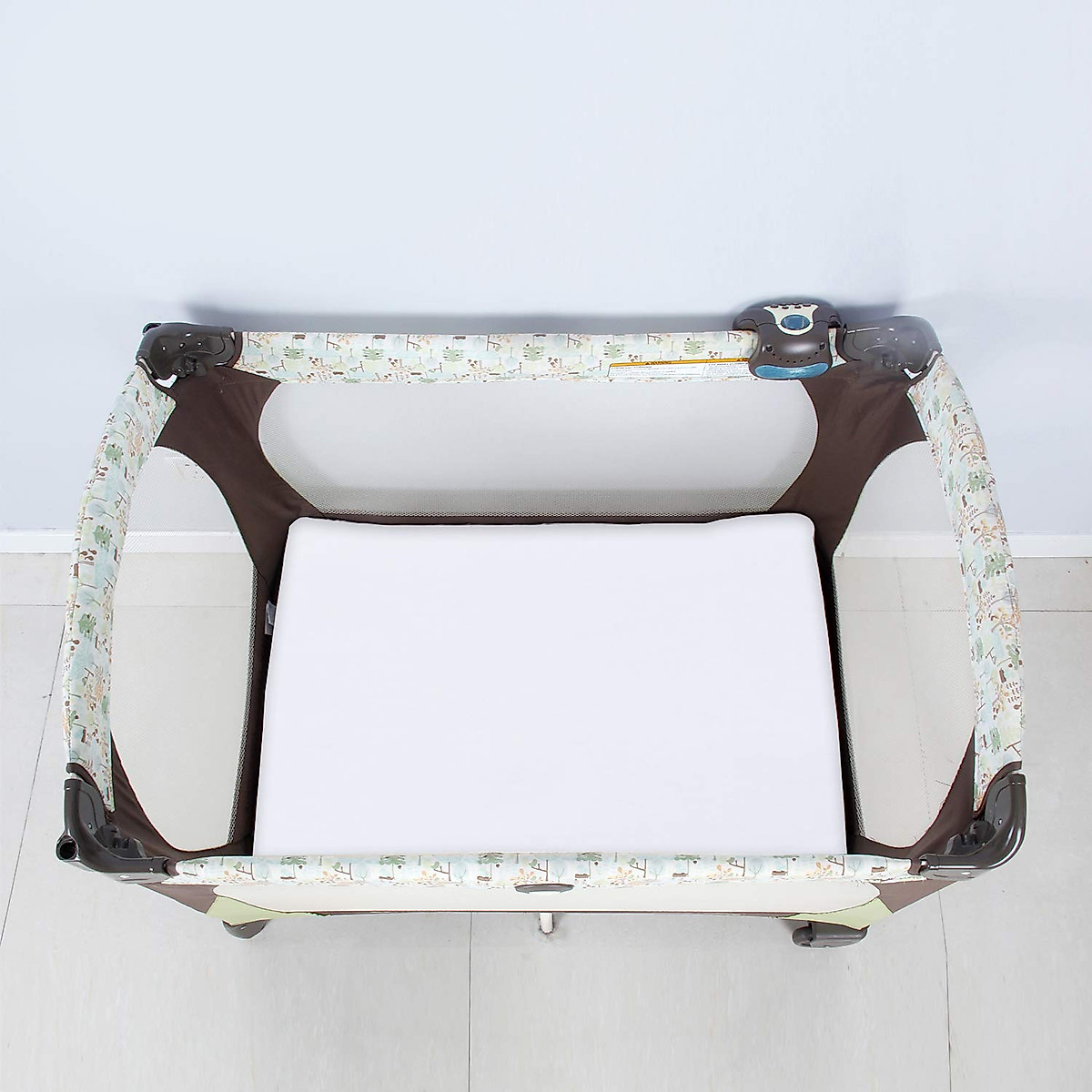 Waterproof Changing Diaper Liners 100% Cotton Surface & Pack N Play Fitted Sheets