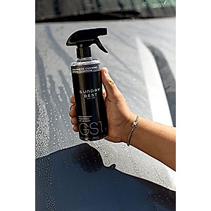 Sunday Best Car Care | Graphene Ceramic Spray Top Coat, All Surface Protection Coating for Cars & Trucks, Commercial Grade Hybrid Wax Solution (16oz)