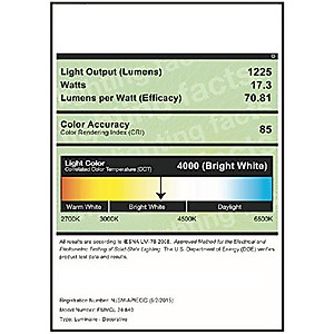 Lithonia Lighting FMMCL 24 840 S1 M4 LED Flush Mount Closet Light with Pull Chain, White, 24"