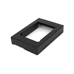 Qtqgoitem 2.5" to 3.5" SSD Mounting Bracket Adapter for PC Computer Holder Black (model: 6bf 1b6 985 5bf 856)