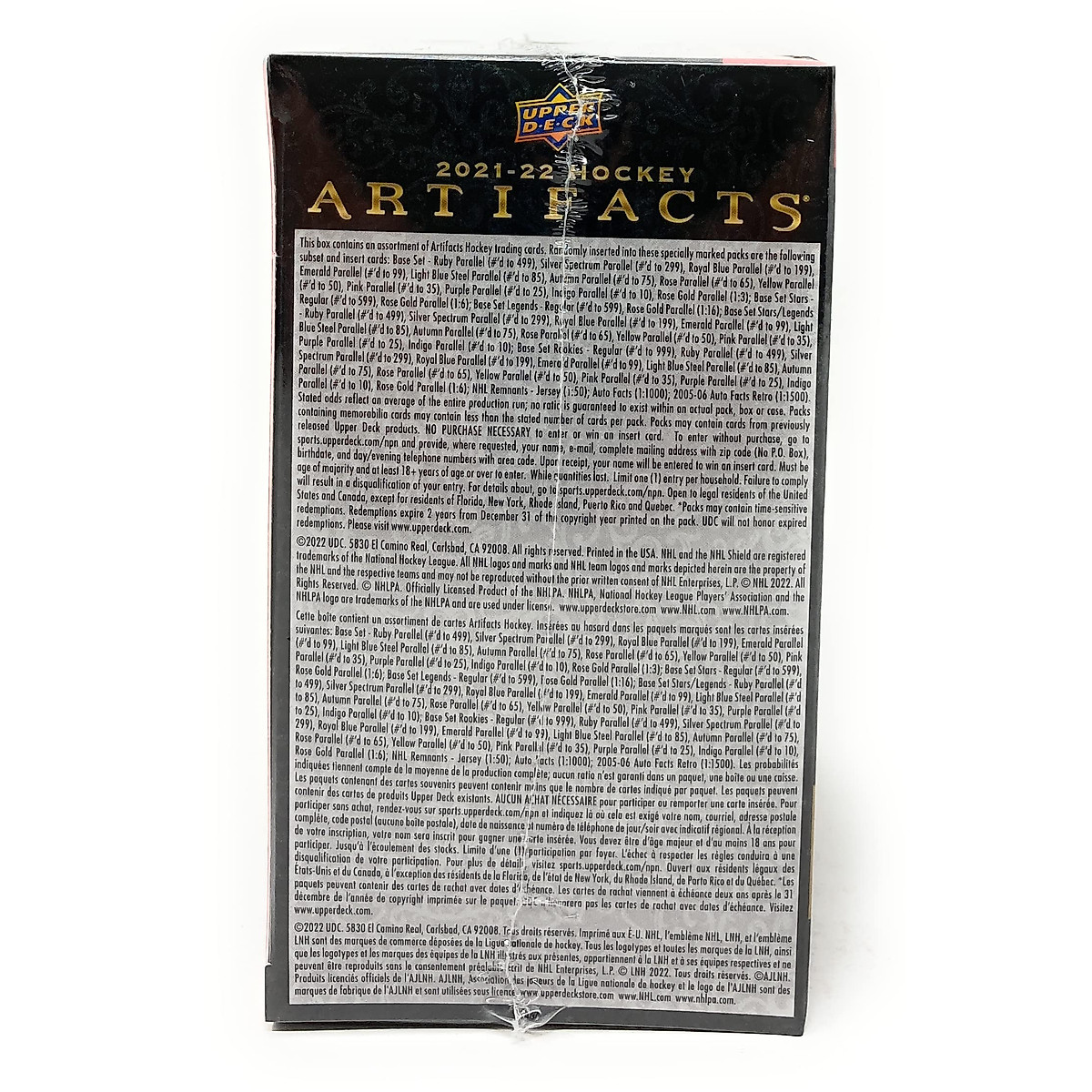 2021/22 Upper Deck Artifacts Hockey Blaster Box