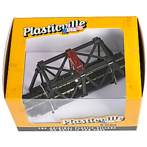 Bachmann Trains - E-Z Track Blinking Bridge - N Scale (44873), Black Small