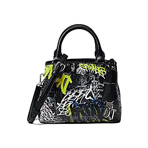 DKNY Paige Small Satchel Black Multi One Size