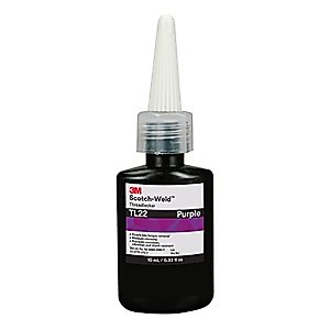 3M TALC Scotch-Weld Threadlocker TL22, Purple, 10 mL Bottle