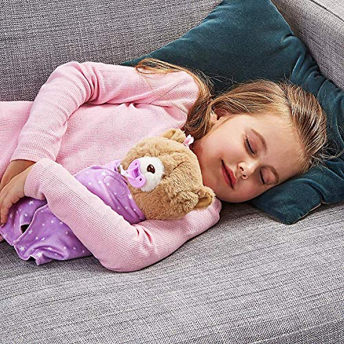 Little Live Pets Cozy Dozy Cubbles The Bear - Over 25 Sounds and Reactions | Bedtime Buddies, Blanket and Pacifier Included | Stuffed Animal, Best Nap Time, Interactive Teddy Bear, 14.9 Ounces