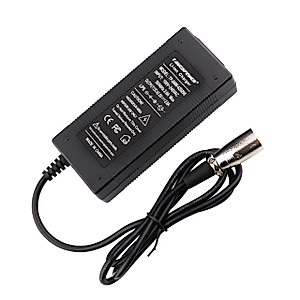 42V Charger for 36V Lithium Battery Output 2A Input 100-240 VAC 36V 10S Battery Pack (XLR 3-Pin)