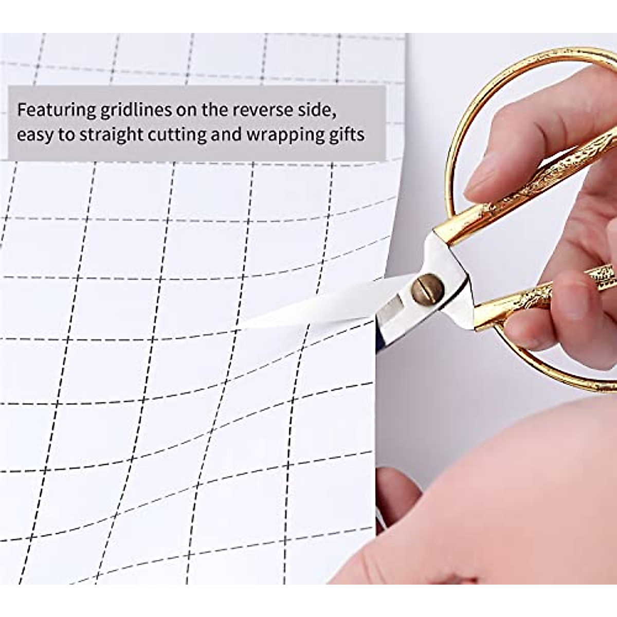 CAMKUZON Birthday Wrapping Paper with Cut Lines for Boys Girls Kids Men Women Baby Shower Party - 3 Large Sheets Rainbow Colored Happy Birthday Gift Wrap - 27 Inch X 39.4 Inch Per Sheet