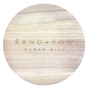Sand + Fog Scented Candle - Ocean Mist - Additional Scents and Sizes – 100% Cotton Lead-Free Wick - Luxury Air Freshening Jar Candles - Perfect Home Décor for Your Cocktail Table – 34 oz