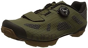 Giro Rincon Men Clipless Mountain Bike Shoes - Olive/Gum (2021), 46