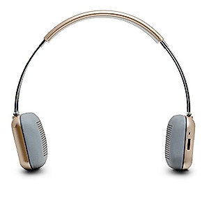 Oblanc SY-AUD23060 Rendezvous Wireless Bluetooth Headphone with Built In Micrphone Gold
