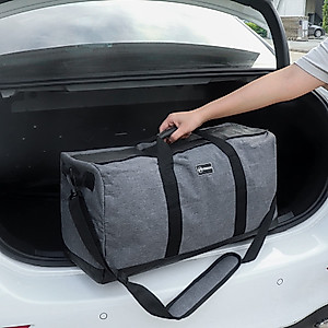 FIREDOG Smell Proof Duffle Bag, Large Smell Proof Bag for Travel Storage(21.5”x10”x12”)