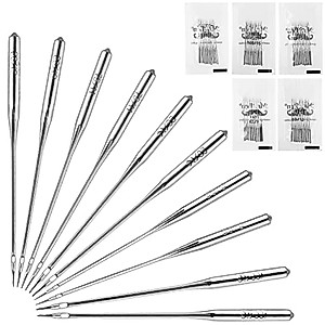 Mr. Pen- Sewing Machine Needles, 50 Pack, Universal Sewing Machine Needles for Singer, Brother, Janome, Varmax, Assorted Sizes 65/9, 75/11, 80/12, 90/14, 100/16, Needles for Sewing Machine