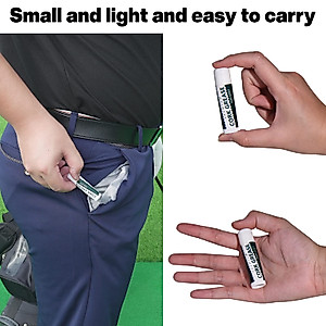 LZFAN Golf Slick Stick Compound Anti-Slice, Hook and Spin Reduction Stick, Marking Practice Aid, Increase Distance & Improve Accuracy (1)