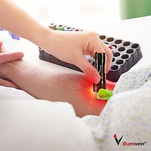 Illumivein Premium Vein Finder Light & Sanitary Covers (50 Count) Quick IV Access Tools for Nurses, Paramedics, Phlebotomy, EMS, EMT Transilluminator