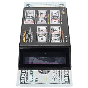 Royal Sovereign Pocket Sized Counterfeit Bill Detector (RCD-UVP), Black