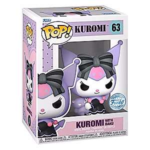 POP Funko Sanrio Pop! Kuromi (with Baku) Vinyl Figure Hot Topic Exclusive, Purple (66430)