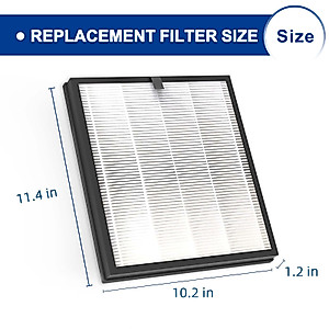 HY4866 Air Purifier Replacement Filter Compatible with MORENTO HY4866 and YIOU M1 Air Purifier - 2 Pack Premium H13 True HEPA Filters + 10 Pack Pre-Filters (Enhanced Version)