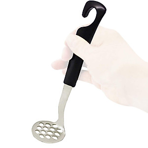 Kai Corporation DE5865 Kai House Select Mini Masher, Black, Rose, Made in Japan