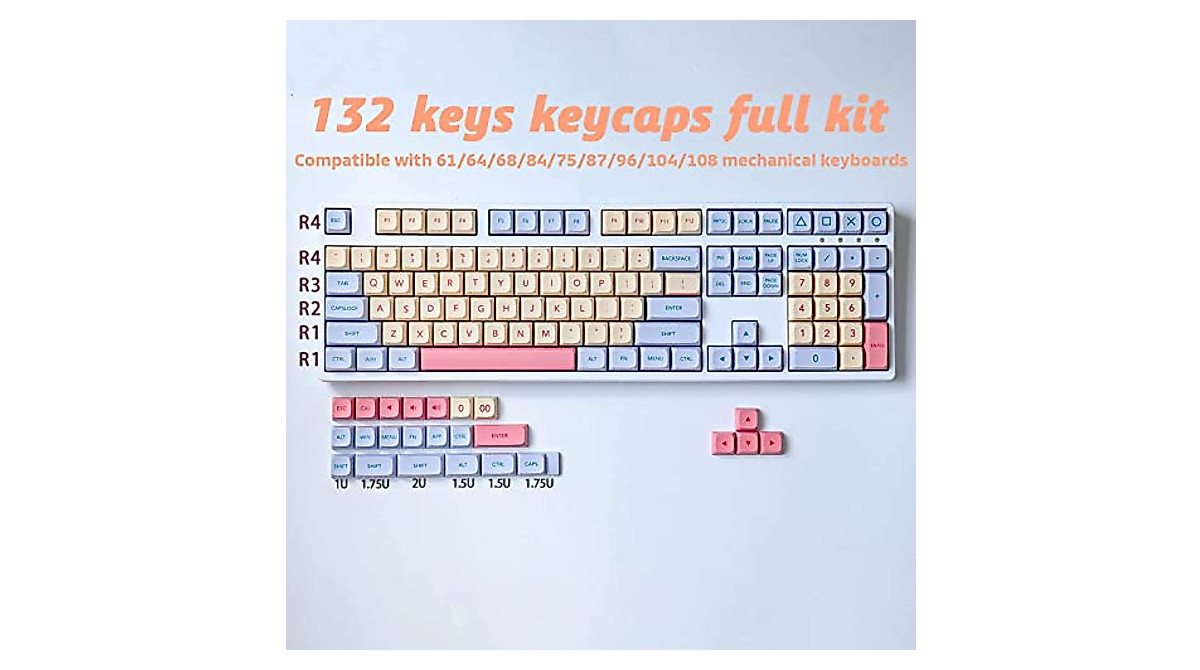 Hyekit PBT Keycaps - Custom XDA Profile Keycap Set