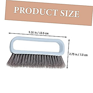 Gogogmee Cleaning Brush Car Washing Hand Broom Home Carpet Cleaner Floral Fixation Base Cleaning Tool Hair Bath Heavy Duty Cleaner Floor Scrubbers Pp Blue