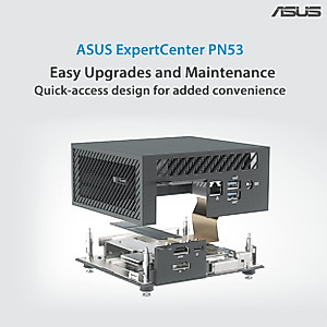 Asus PN53-BB5000X1TD-NL R5-6600H/BT5.2/Radeon/BB/VESA Desktop, Black