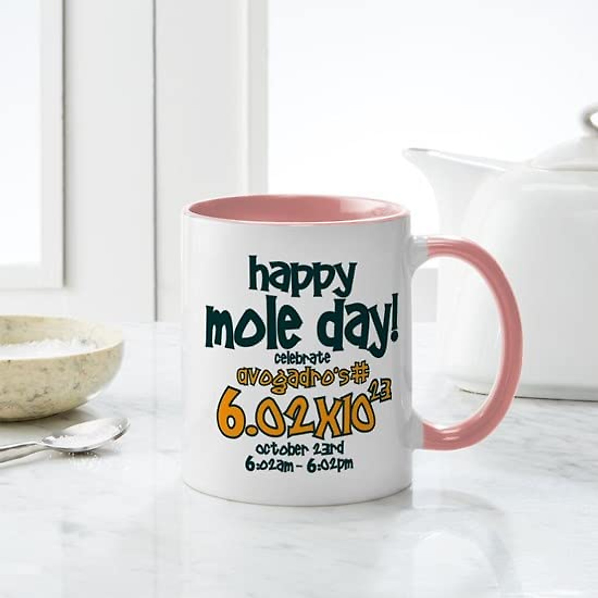 CafePress Happy Mole Day ! Mug Ceramic Coffee Mug, Tea Cup 11 oz