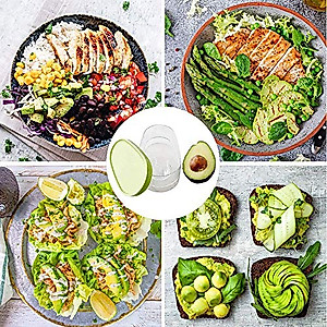 2-Pack Avocado Storage, Avocado Keeper, Avocado Saver Holder, Avocado Container to Keep Your Avocados Fresh for Days