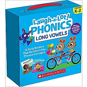 Laugh-A-Lot Phonics: Long Vowels (Parent Pack): 12 Engaging Books That Teach Key Decoding Skills to Help New Readers Soar