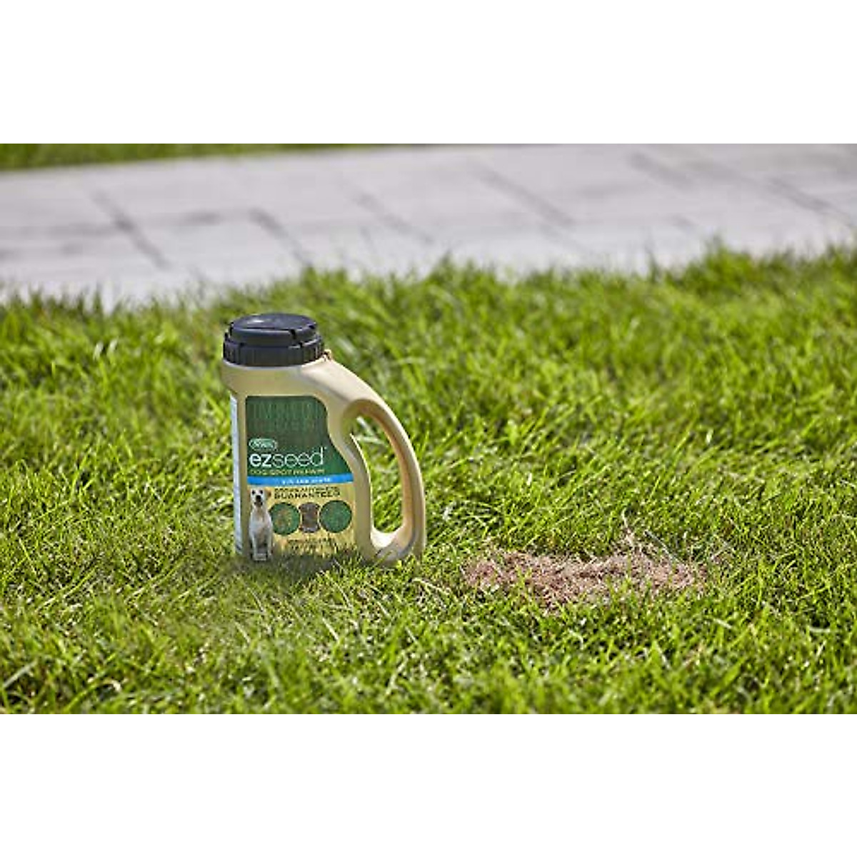 Scotts EZ Seed Dog Spot Repair Sun and Shade - 2 Lb., Mulch, Seed and Soil Amendment with Protectant and Tackifier, Repairs Pet Spots