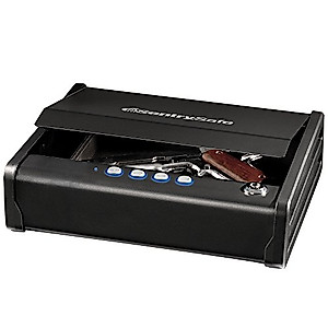 SentrySafe Gun Safe with Digital Keypad Lock, Gun Safe with 1 Handgun Capacity, Firearm Storage with Bolt Down Kit, QAP1E