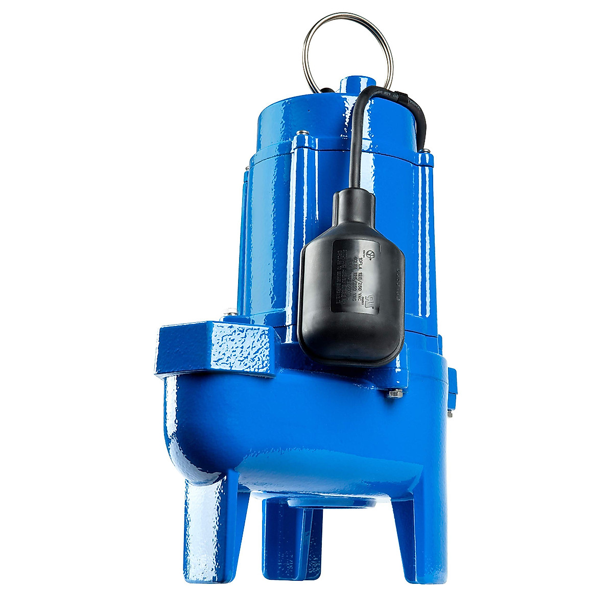 Little Giant LG-SEW75T 115 Volt, 3/4 HP, 8400 GPH Cast Iron Sewage Pump with Tethered Switch and 20-Ft. Cord, Blue, 14942662