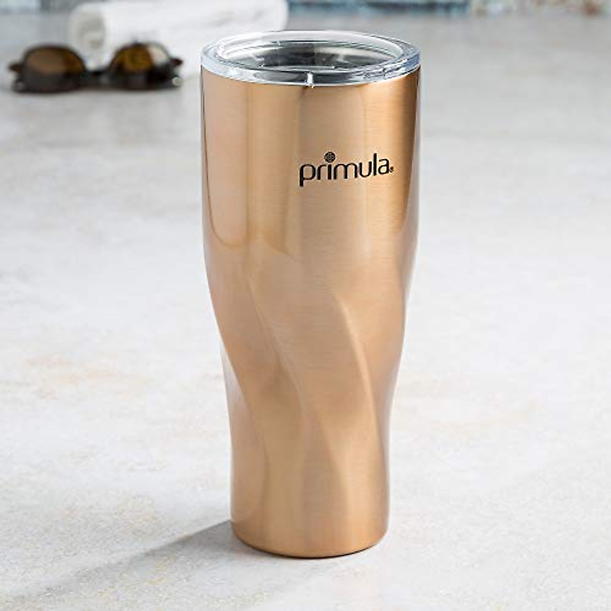 Primula Avalanche Double Walled Vacuum Sealed Stainless Steel Thermal Insulated Tumbler Stays Cold or Hot All Day Long, Reusable Thermos, 1 Count (Pack of 1), Copper
