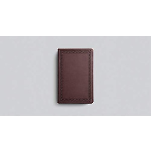 ESV Large Print Value Thinline Bible (TruTone, Mahogany, Border Design)