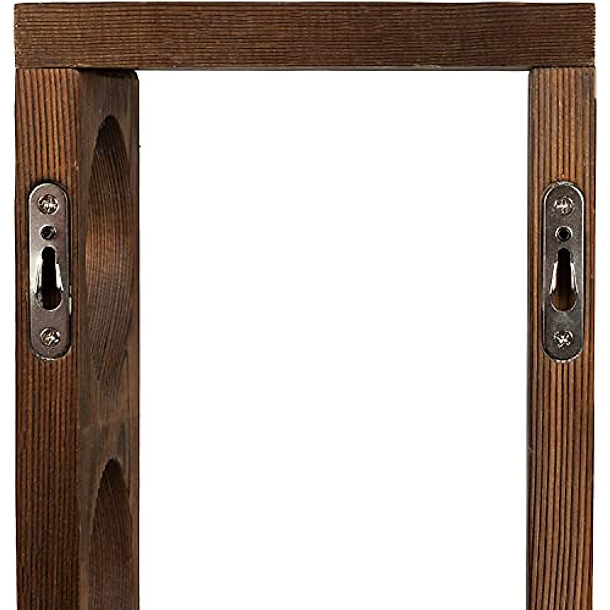 Rustic State Sonoma Wall Mounted Wood Vertical Wine Rack Holder Storage Shelf Organizer for 4 Bottles - Home, Kitchen, Dining Room Bar Décor - Walnut