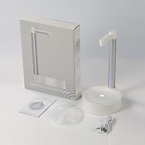 Desktop Water Bottle Dispenser,New upgrade RGB Ambient Light, Bedside Water Dispenser,Portable 5 Gallon Water Dispenser,with 7 Levels Pumping and Ambient Light,Suitable for Home, Office, Outdoor