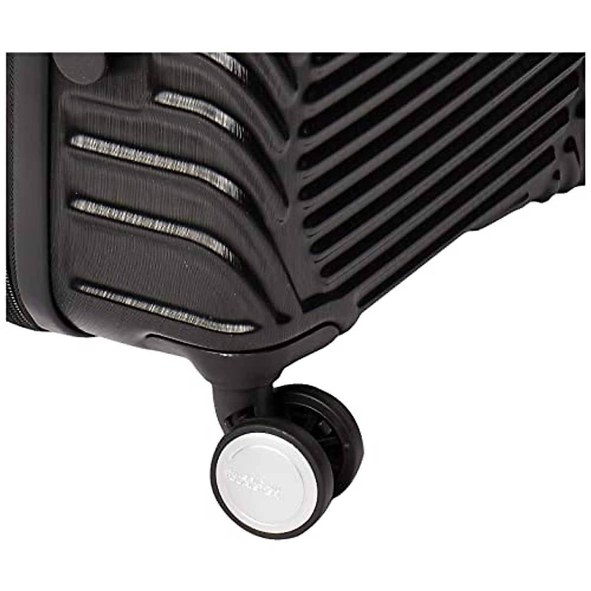 American Tourister Disney Molded Hardside Expandable Luggage with Spinner Wheels, Black, Carry-On 20-Inch