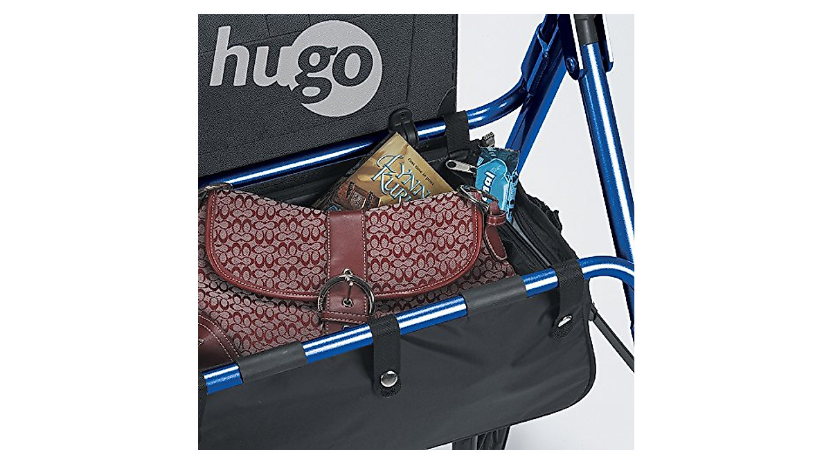 Hugo Mobility Portable Rollator Walker with Seat and 8-Inch Wheels