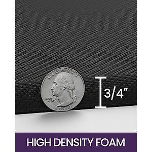 DEXI Kitchen Mat Cushioned Anti Fatigue, Non Slip Waterproof Comfort Standing Floor Rug for Kitchen, Office, Sink, Laundry, 39x20, Black