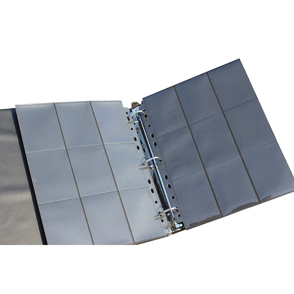 WINTRA 1800 Pockets Trading Card Pages, 9-Pocket Side-Loading Card Sleeves Protectors, Sports Card Collector Album Sheets for Ring Binder(100 Background Pages)