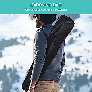 Wilsall Portable Hammock with Stand Included Double Free Standing Amacas con Base para Patio Steel Camping Hamaca Heavy Duty